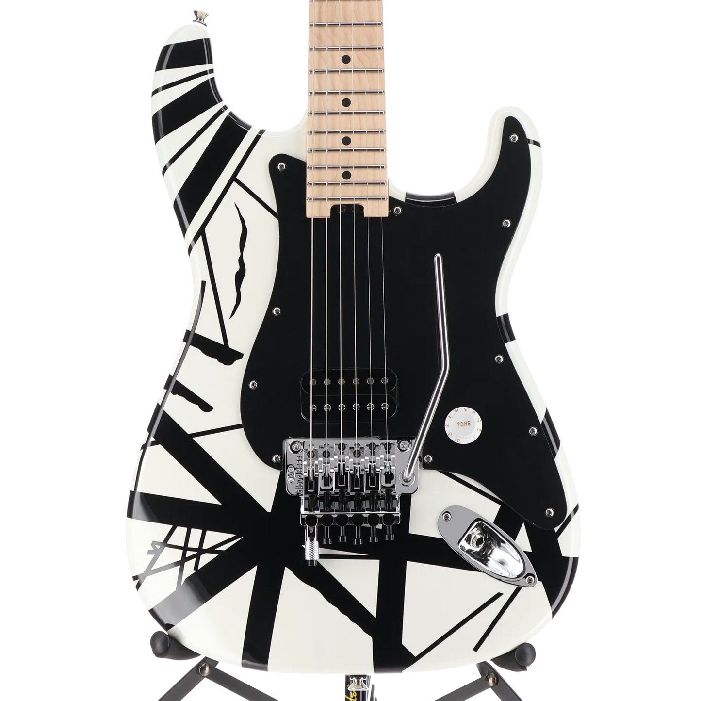EVH Striped Series White with Black Stripes (A7) (01845) at Franklin ...